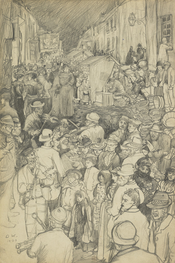 The Market Day by David Waterson | National Galleries of Scotland