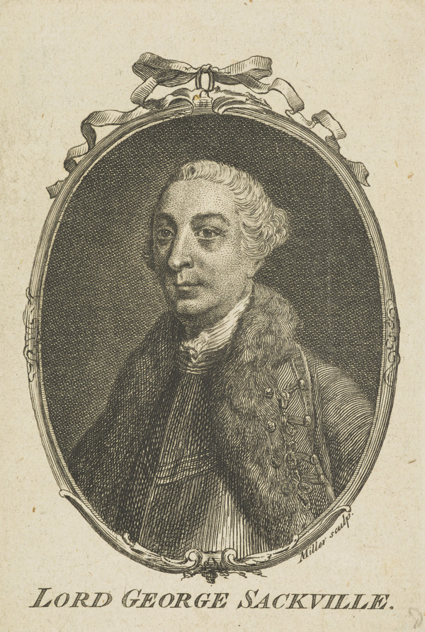 George Sackville Germain, 1st Viscount Sackville, 1716 - 1785. General ...