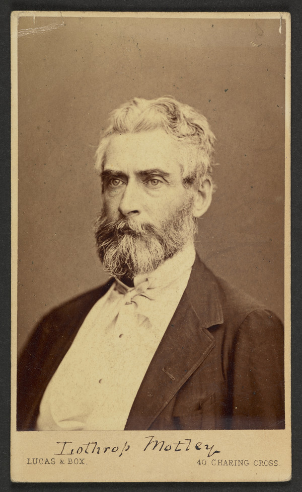 Portrait of John Lothrop Motley, historian by Lucas & Box | National ...