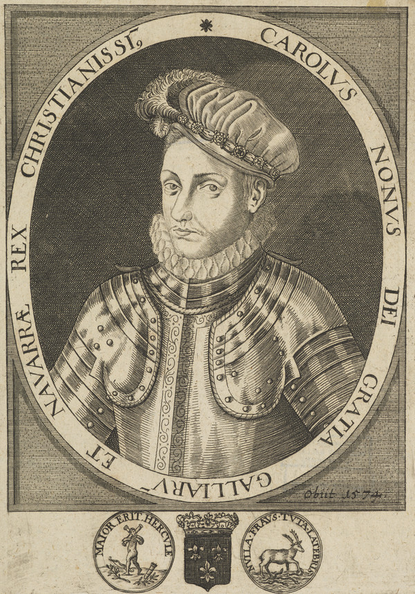Charles IX, 1550 - 1574. 2nd son of Henry II and Catherine de Medici ...