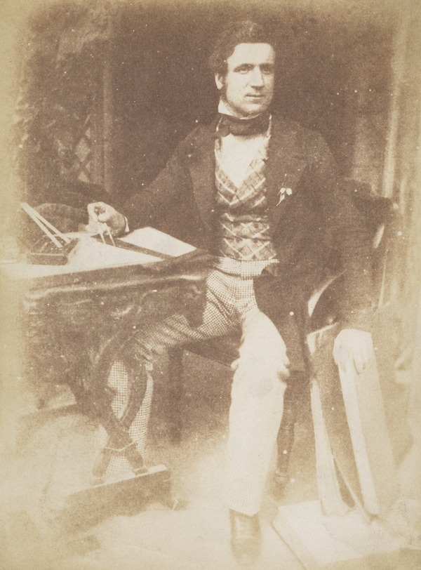 Peter Hamilton, d. 1861. Architect [a] by David Octavius Hill and ...