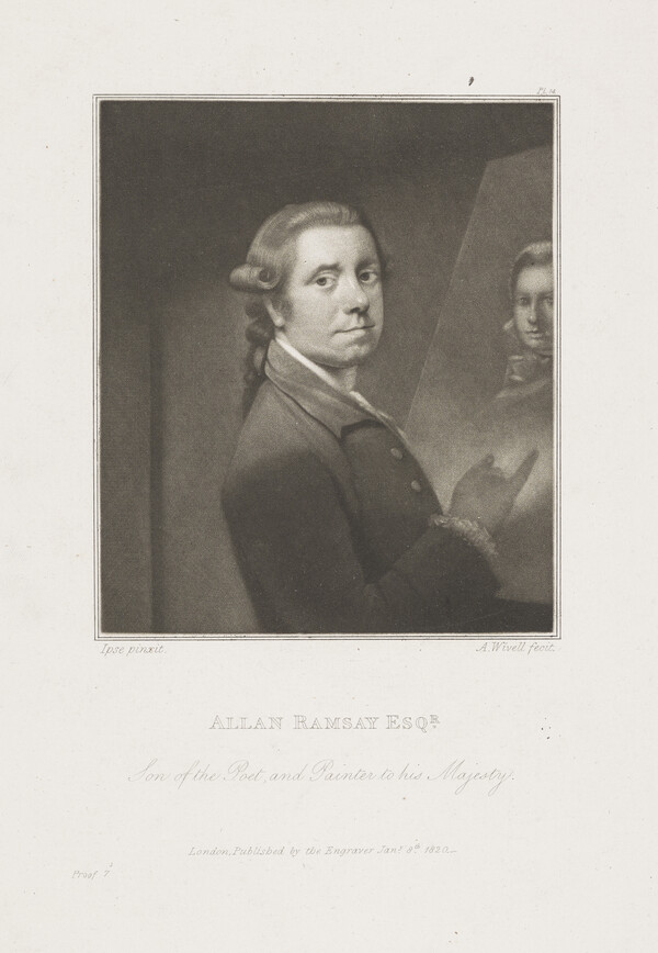 Allan Ramsay, 1713 - 1784. Artist by Abraham Wivell | National ...