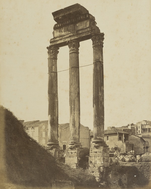 Roma. Tempio di Castore e Polluce, al Foro Romano [Temple of Castore ...