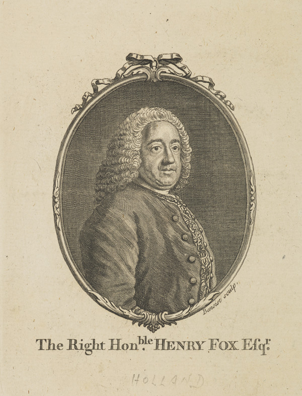 Henry Fox, 1st Lord Holland, 1705 - 1774. Statesman by Benoist ...