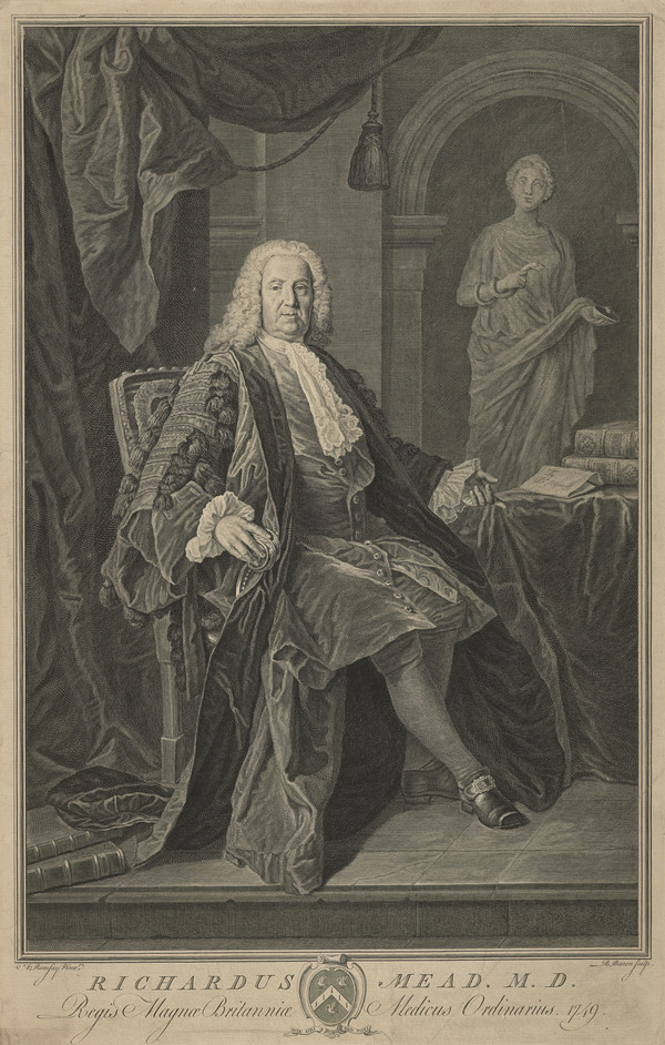 Richard Mead, 1673 - 1754. Physician by Bernard Baron | National ...