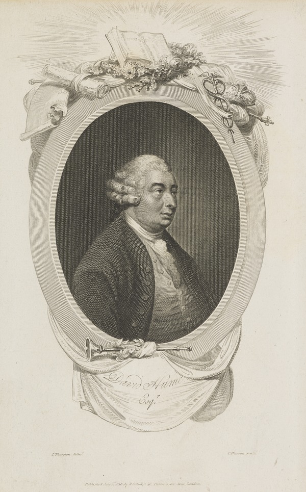 David Hume, 1711 - 1776. Historian and philosopher by Charles Turner ...