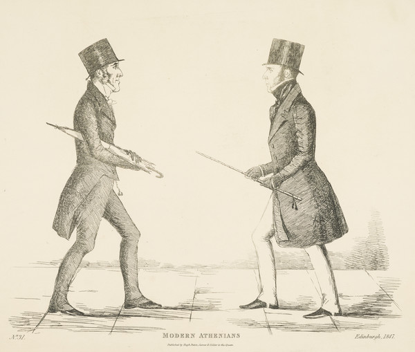 Modern Athenians, Plate XXXI. John Marshall, 1792 - 1868 and Robert ...
