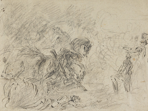 Wounded Knight on Horseback by Sir John James Stuart | National ...