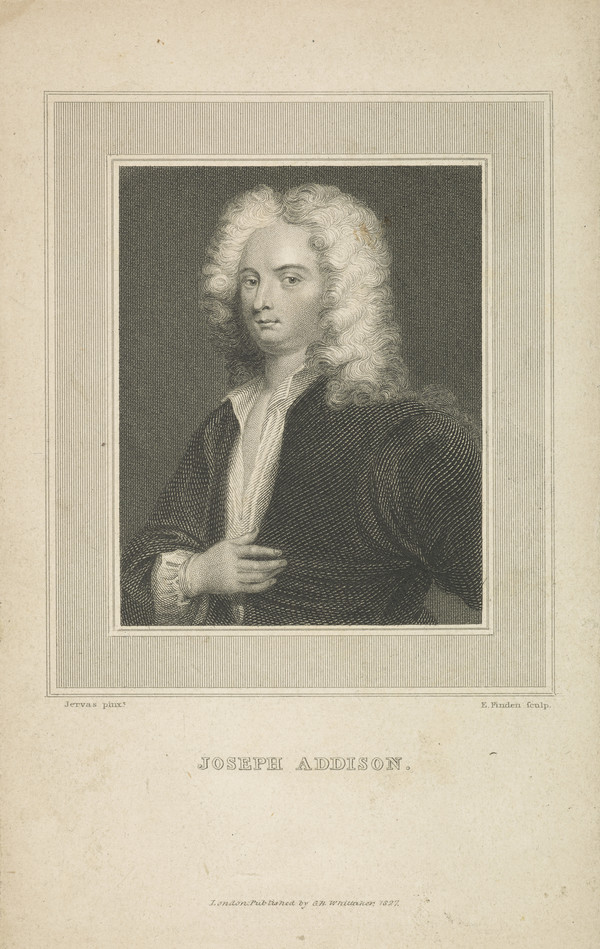 Joseph Addison, 1672 - 1719. Author and statesman by Edward Francis ...
