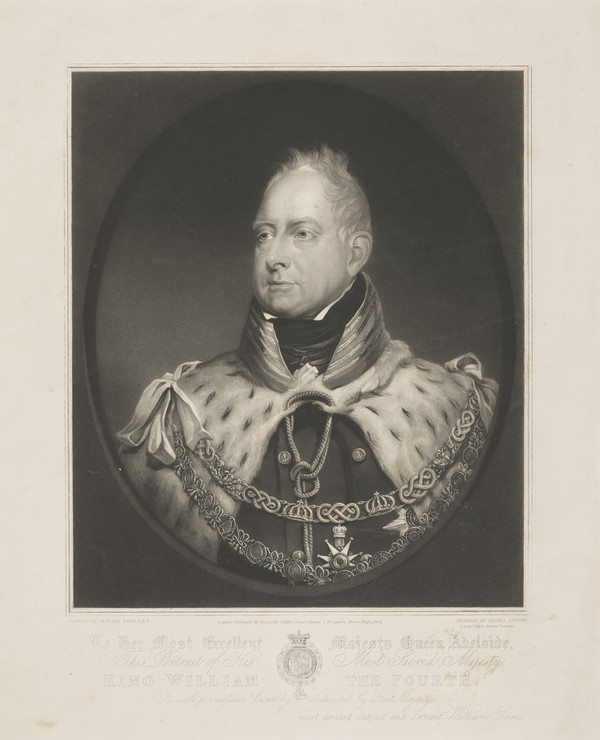 William IV, 1765 - 1837. Reigned 1830 - 1837 by Thomas Goff Lupton ...