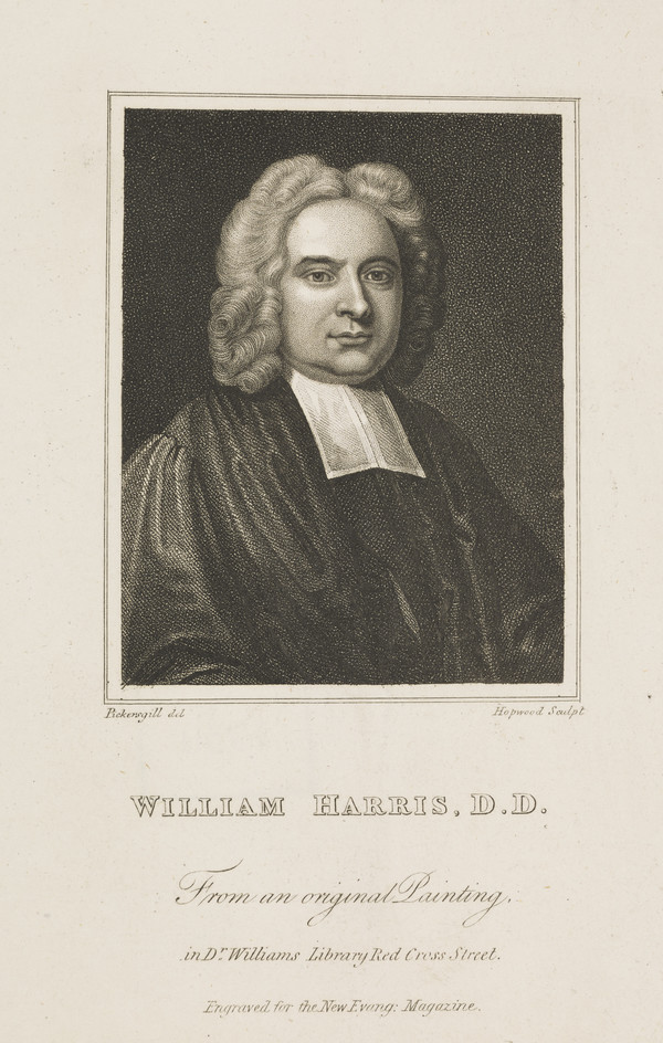 Rev. William Harris, D.D., active 1825 - 1826. Evangelical minister by ...