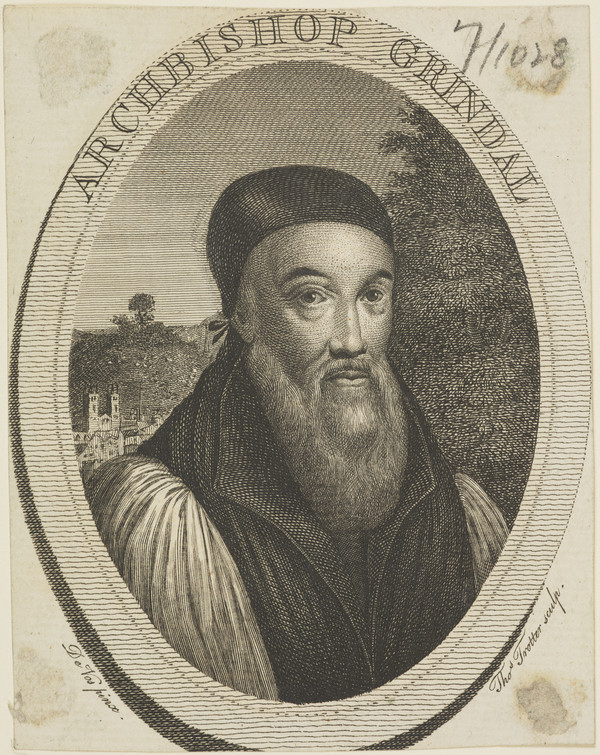 Edmund Grindal, 1519 - 1583. Archbishop of Canterbury by Thomas Trotter ...