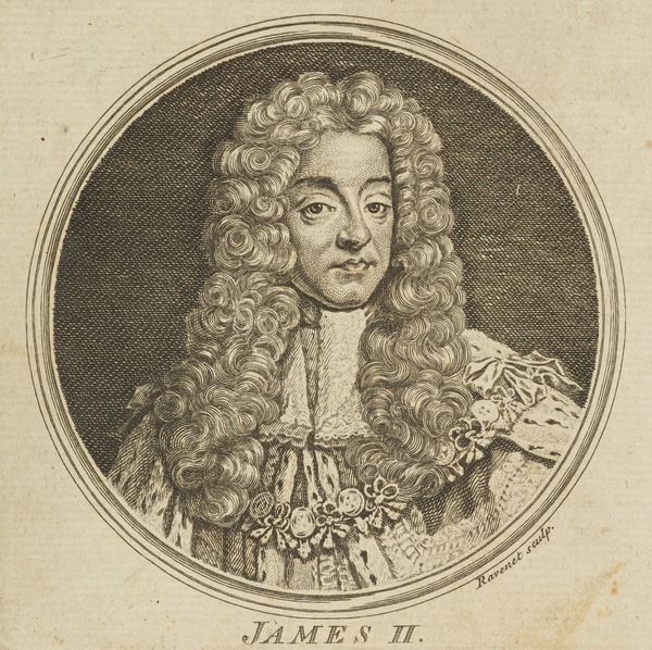 James VII and II, 1633 - 1701. Reigned 1685 - 1688 by Simon Francois ...