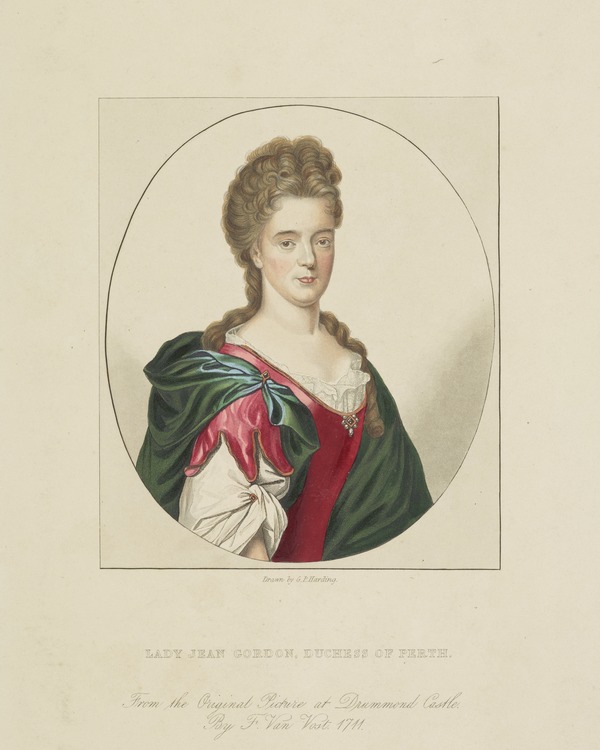 Lady Jean Gordon, Duchess of Perth, d. 1773 by George Perfect Harding ...
