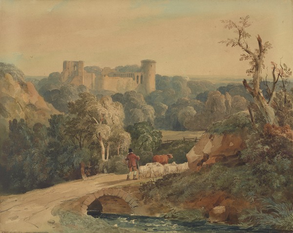 View of Bothwell Castle by Hugh William Williams | National Galleries ...