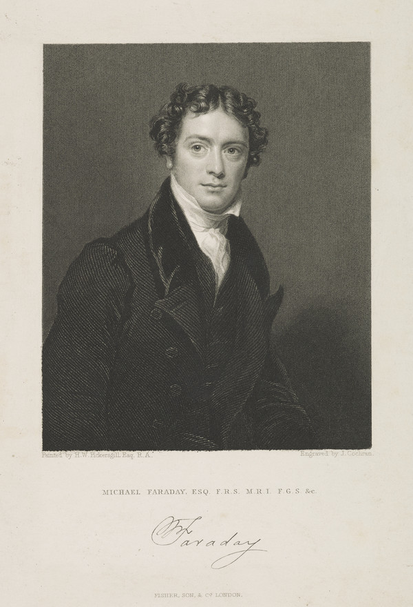 Michael Faraday, 1791 - 1867. Chemist and physicist by John Cochran ...