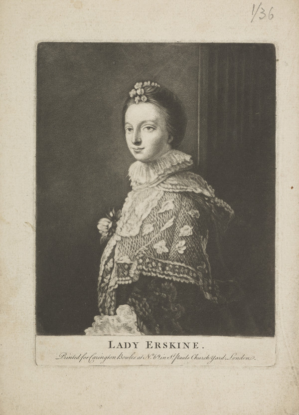 Lady Janet Erskine (nee Wedderburn), d. 1797. Daughter of Peter ...
