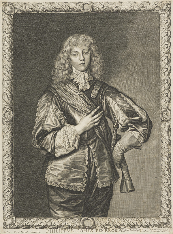 Philip Herbert, 5th Earl of Pembroke, 1619 - 1669 by Pierre Lombart ...