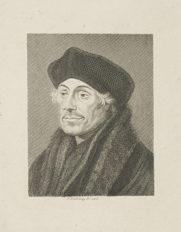 Desiderius Erasmus, 1466 - 1536. Dutch scholar by J. Holloway ...