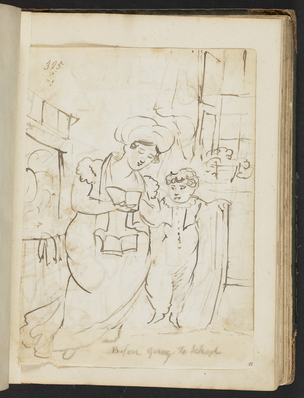 Woman reading to child by James Howe | National Galleries of Scotland