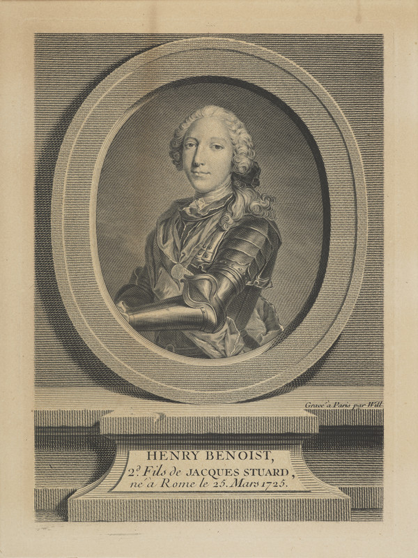 Prince Henry Benedict Clement Stuart, 1725 - 1807. Cardinal York; younger brother of Prince ...