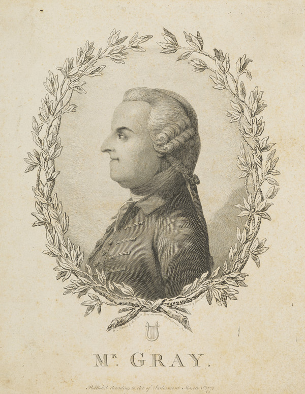 Thomas Gray, 1716 - 1771. Poet by James Basire | National Galleries of ...