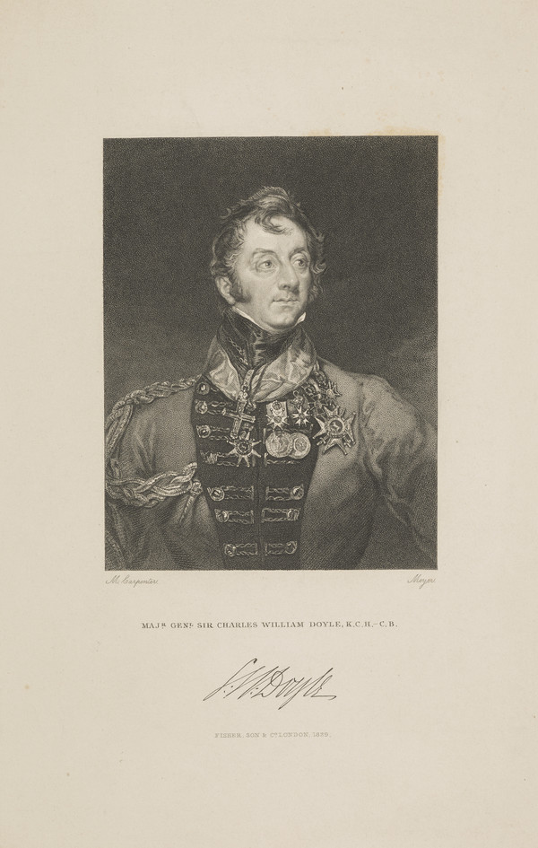Major General Sir Charles William Doyle, 1770 - 1842. British army ...