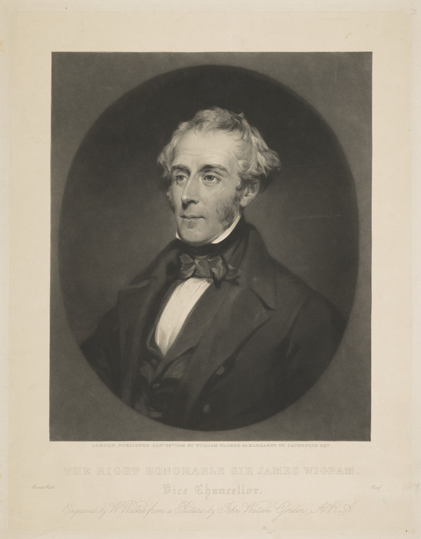 Sir James Wigram, 1793 - 1866. Vice-Chancellor by William Walker ...