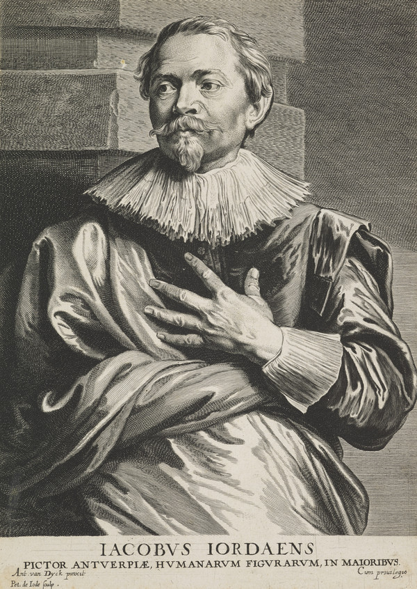 Portrait of Jacob Jordaens (Iconography) by Pieter de Jode | National ...