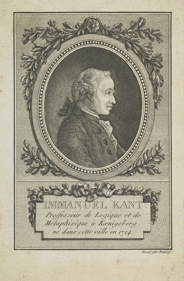 Emmanuel Kant, 1724 - 1804. German philosopher by J. Benizy | National Galleries of Scotland