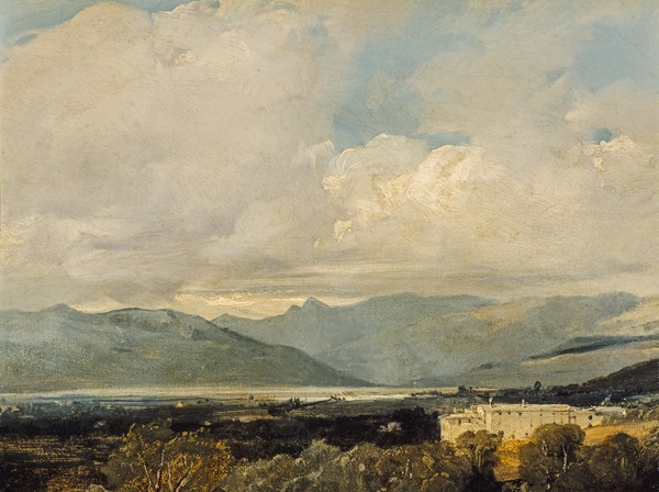 View near Sarzana, Val di Magra by Richard Parkes Bonington | National ...