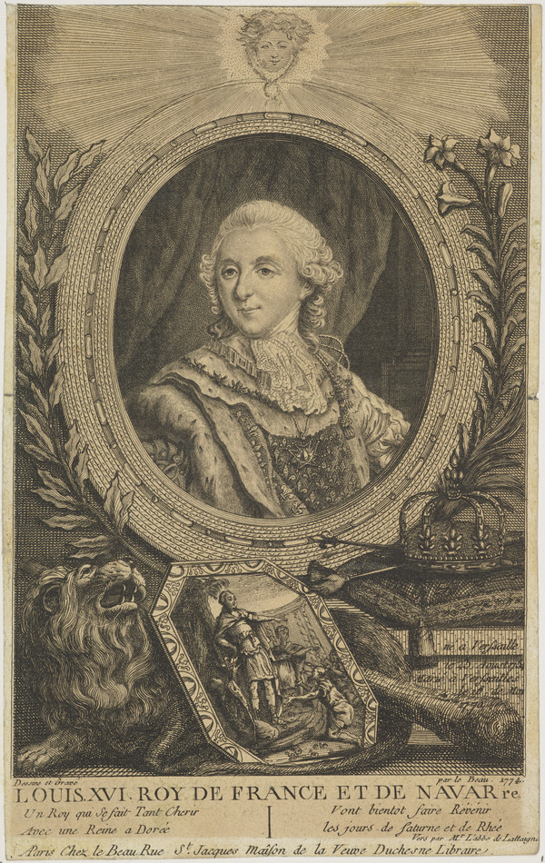 Louis XVI, 1754 - 1793. King of France by Pierre Adrien le Beau ...
