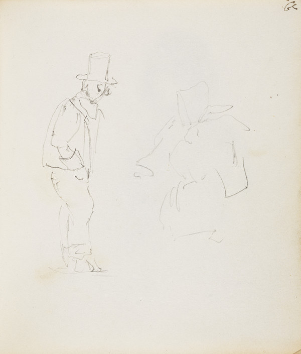 Sketch of a Man and a Woman by Alexander Abernethy Ritchie | National ...