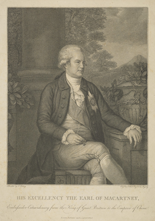 George Macartney, Earl Macartney, 1737 - 1806. Ambassador to China by ...