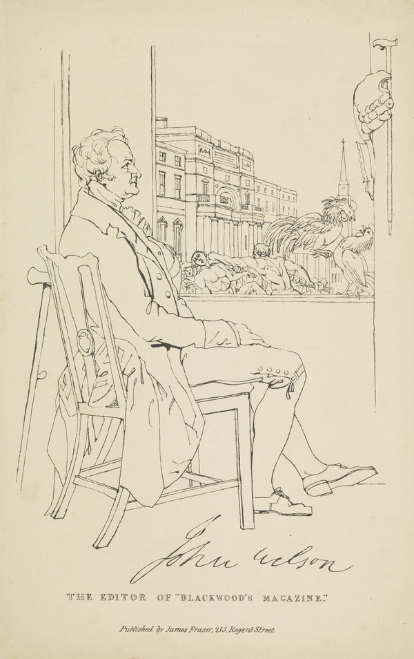 Professor John Wilson (nom de plume, 'Christopher North'), 1785 - 1854 ...