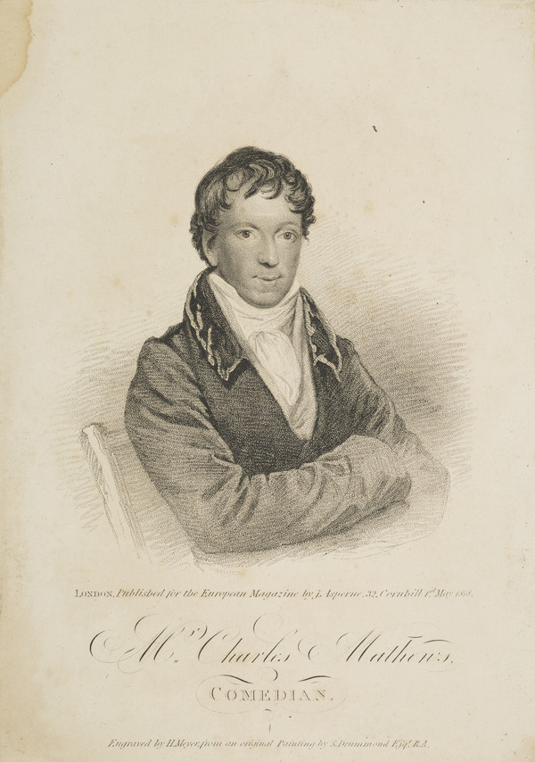 Charles Mathews, 1776 - 1835. Actor by Henry Meyer | National Galleries ...