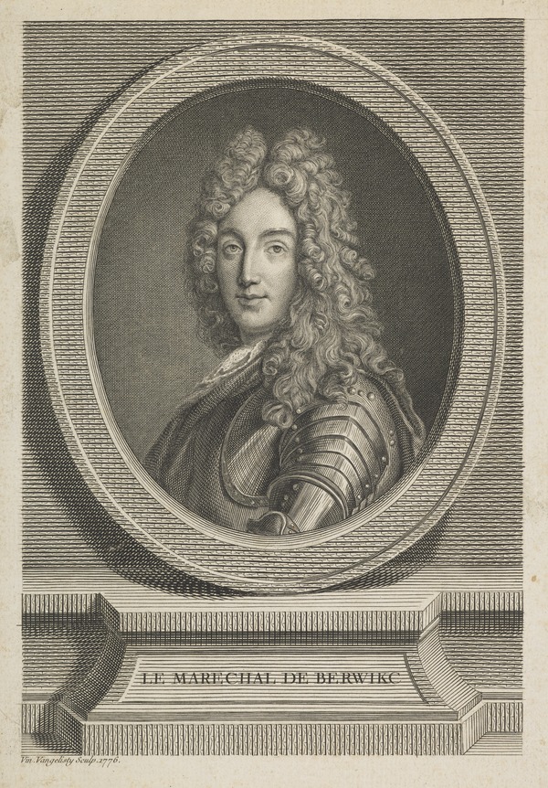 James Fitzjames, Duke of Berwick, 1670 - 1734. Natural son of James II ...
