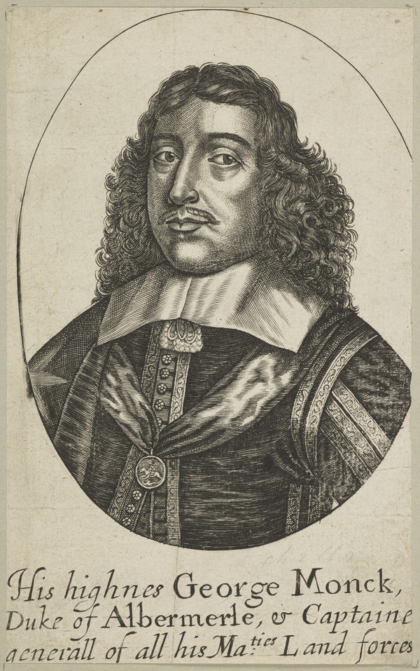 General George Monck, 1st Duke of Albemarle, 1608 - 1670. Soldier and ...