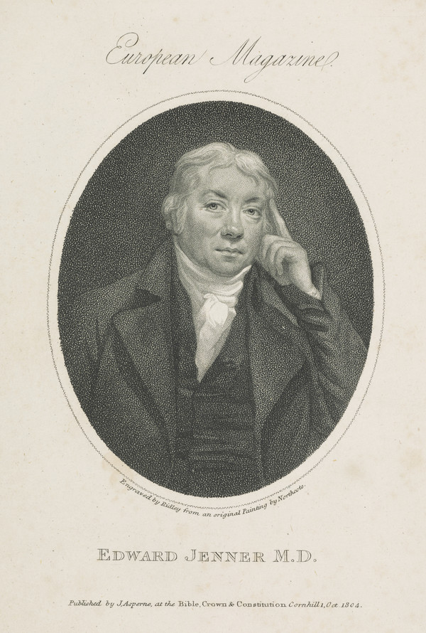 Dr Edward Jenner, 1749 - 1823. Discoverer of vaccination by Ridley ...