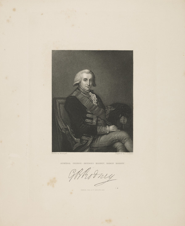 George Brydges Rodney, 1st Baron Rodney, 1719 - 1792. Admiral by John ...