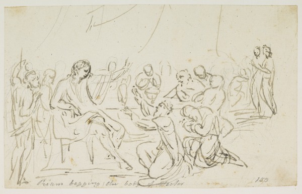 Priam Begging for the Body of Hector by Alexander Runciman | National ...