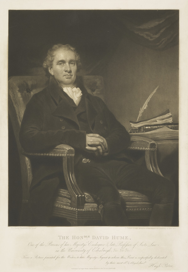 David Hume, 1757 - 1838. Professor of Scots Law at Edinburgh University by Charles Turner ...