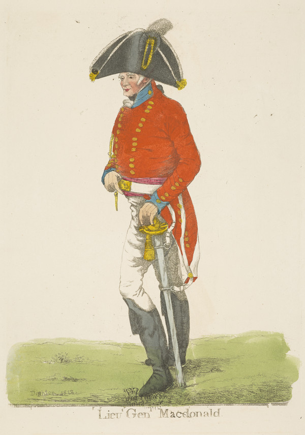 Lieutenant-General Donald Macdonald, d. 1812. Soldier by Robert Dighton ...