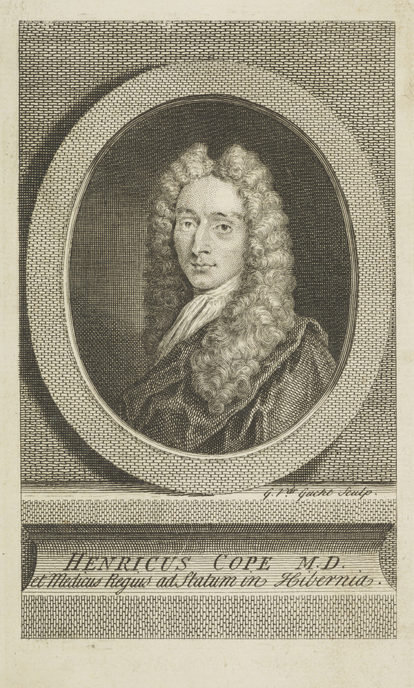 Henry Cope, about 1685 - 1743. President of the College of Physicians ...