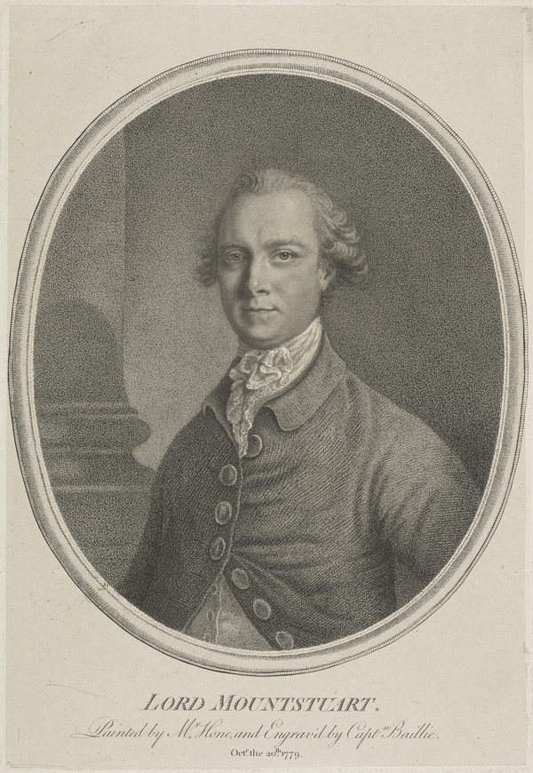 John Stuart, 1st Marquis and 4th Earl of Bute, 1744 - 1814. Diplomatist ...