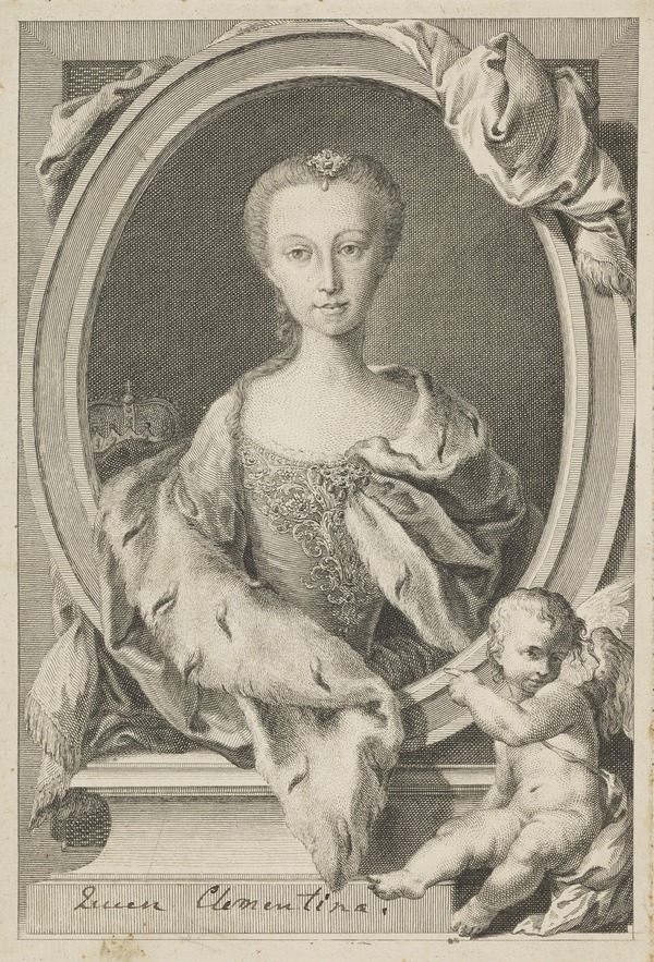 Princess Maria Clementina Sobieska, 1701 - 1735. Wife of Prince James ...