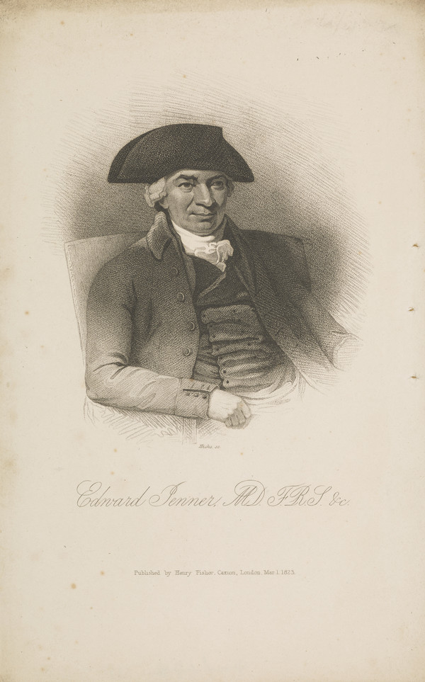 Dr Edward Jenner, 1749 - 1823. Discoverer of vaccination by Hicks ...