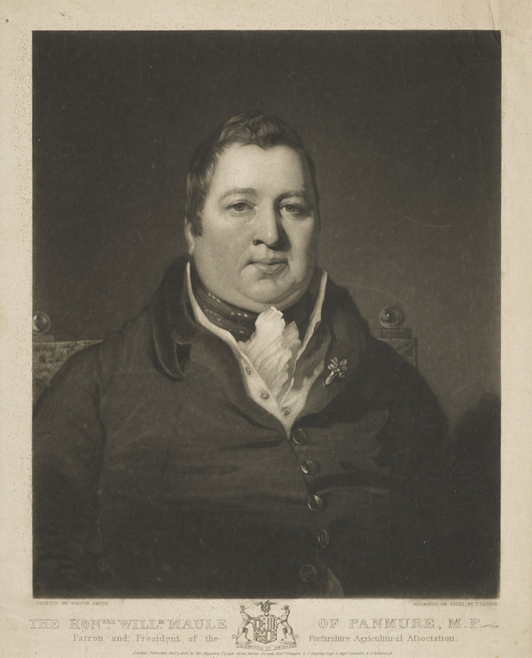 William Ramsay Maule, Lord Panmure, 1771 - 1852. Parliamentarian by ...