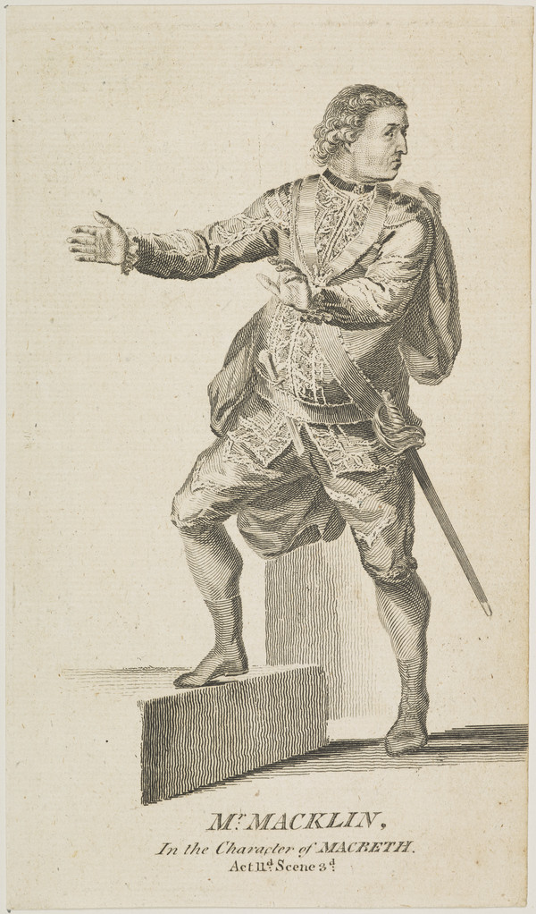 Charles Macklin, c 1697- 1797. Irish dramatic author and actor ...