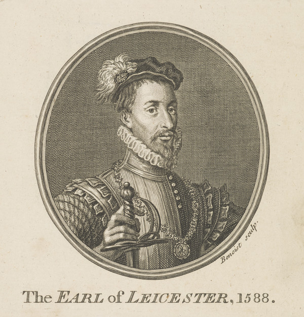 Robert Dudley, Earl of Leicester, c 1532 - 1588. Favourite of Queen ...